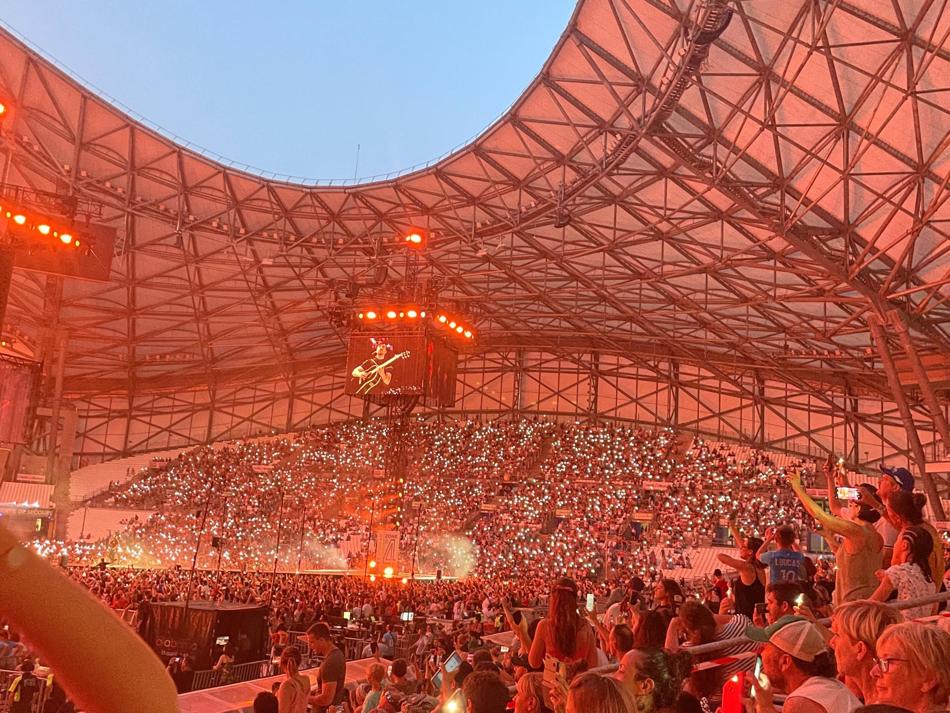 Les concerts au stade velodrome | Office de Tourisme de Marseille
